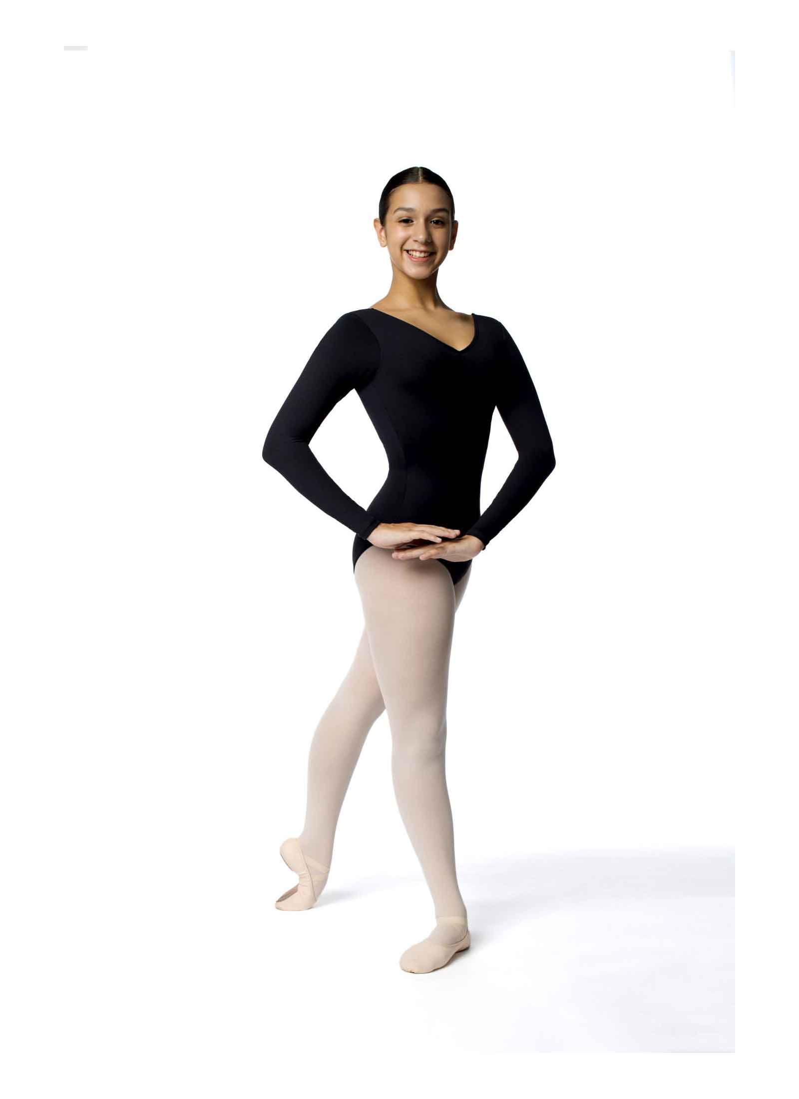 SoDanca Adult Long Sleeve Pinched Leotard – On Pointe Dancewear