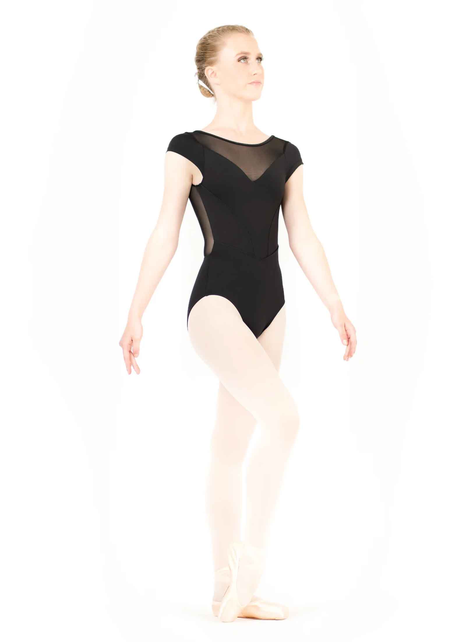 Danse De Paris Mirabelle Ebony Mesh – On Pointe Dancewear